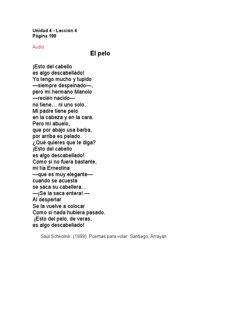 El Pelo | PDF