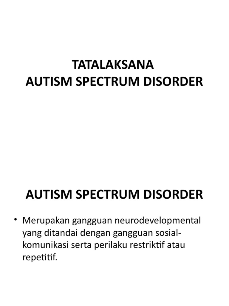 Tatalaksana Asd Pdf