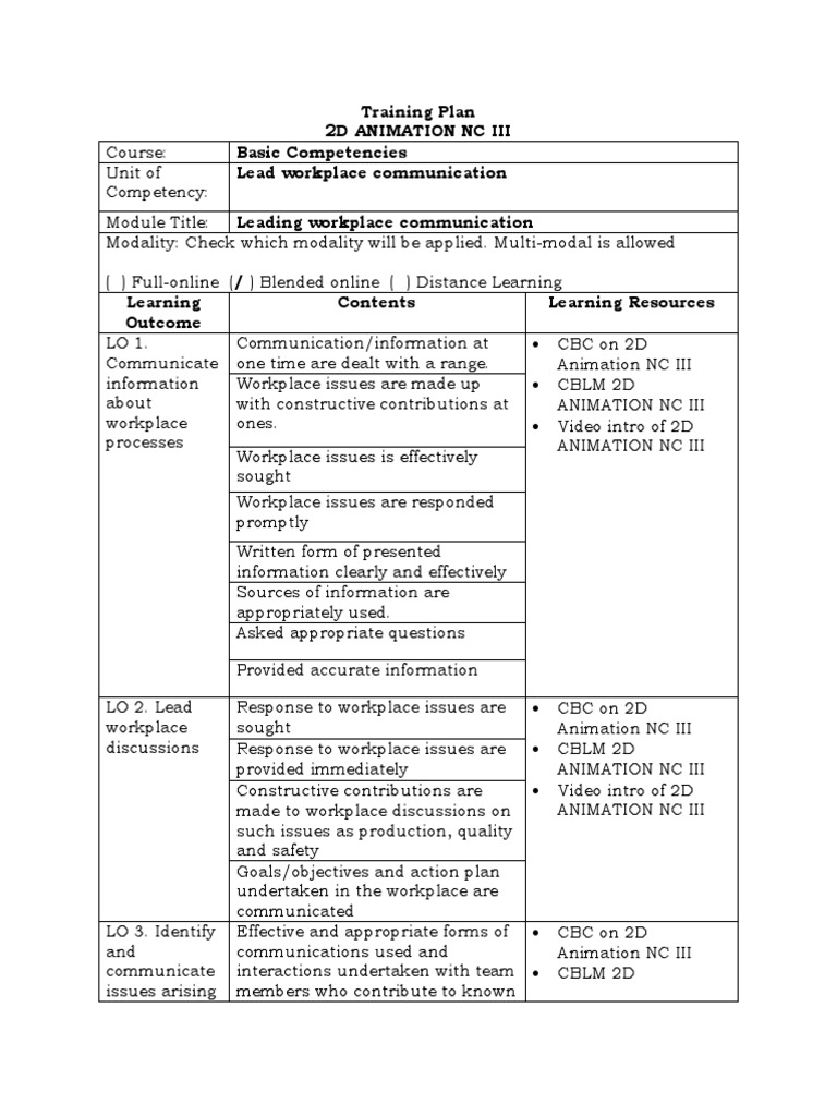 2d Animation Training Plan | PDF | Icon (Computing) | Computer File