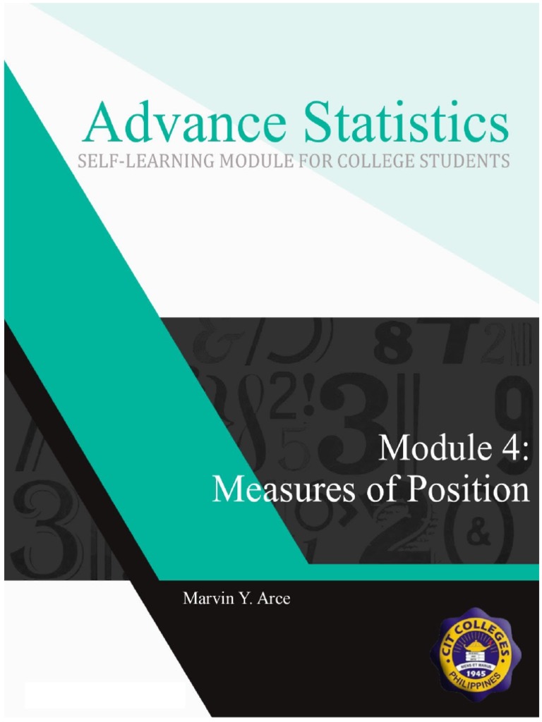 MOdule 4 - Measures of Position | PDF | Quartile | Percentile