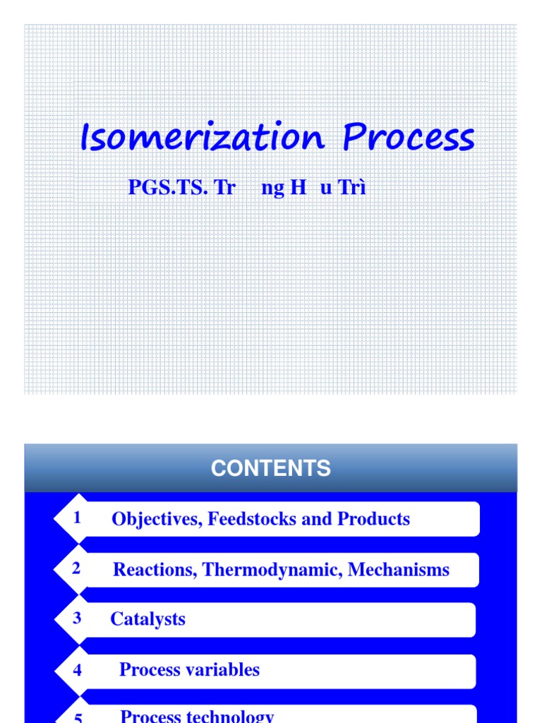 5 - Isom | PDF | Catalysis | Alkane