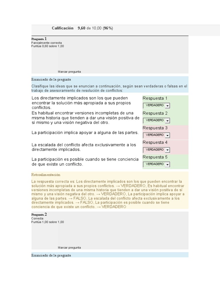 Ejemplos y Métodos de Resolución de Conflictos | PDF | La resolución de ...