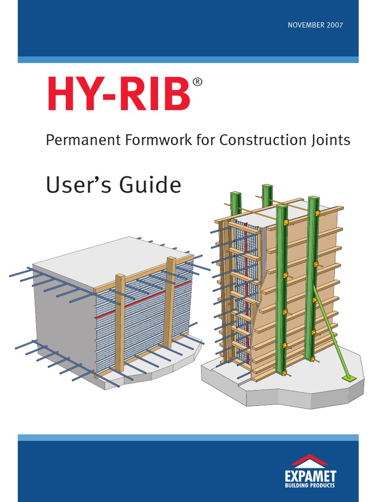 Hy-Rib Permanet Formwork - TDS | PDF | Sheet Metal | Concrete