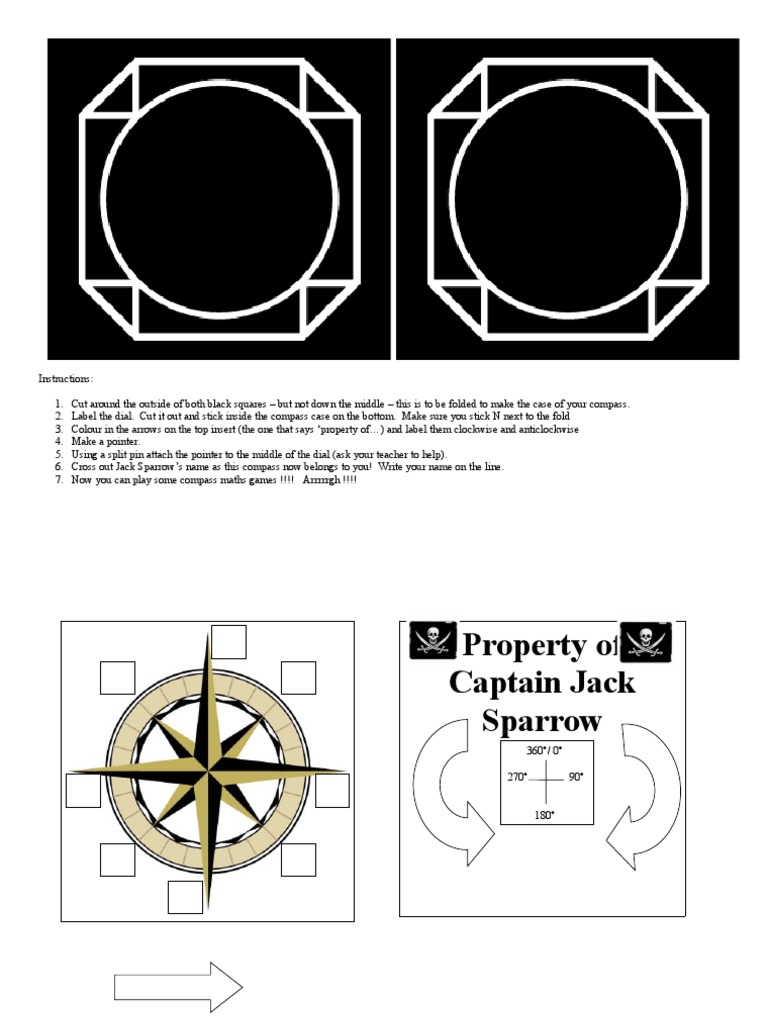 Jack Sparrows Compass | PDF | Navigation | Geometric Measurement