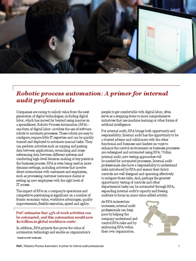 Robotic Process Automation: A Primer For Internal Audit Professionals ...