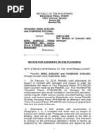 Motion For Issuance of Writ of Execution Sample | PDF | Lawsuit ...