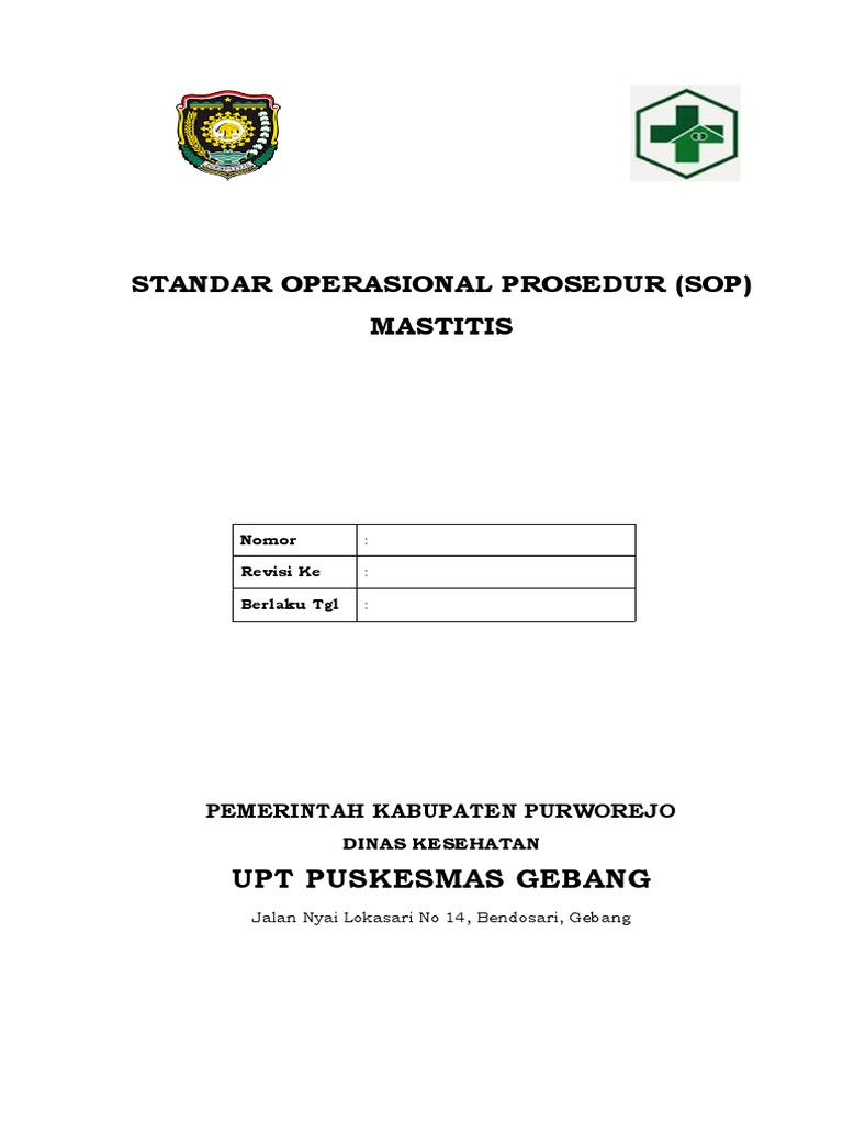 Sop Mastitis | PDF | Kesehatan Holistik