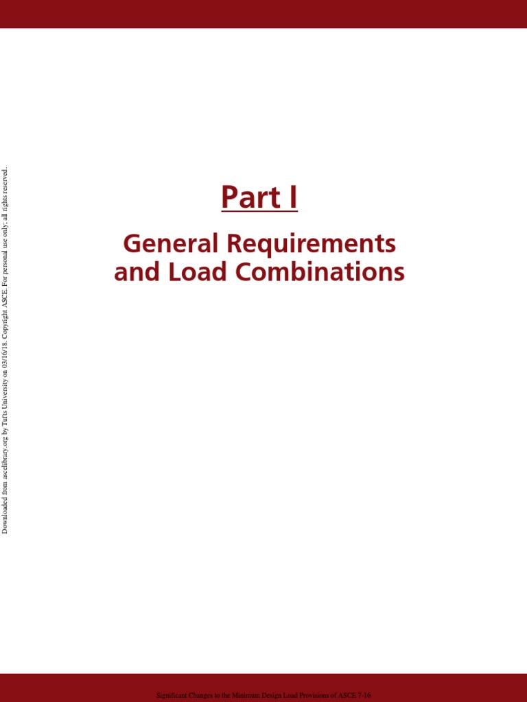 Part I - Significance Changes - ASCE - 7-16 - General-Requirements-And ...