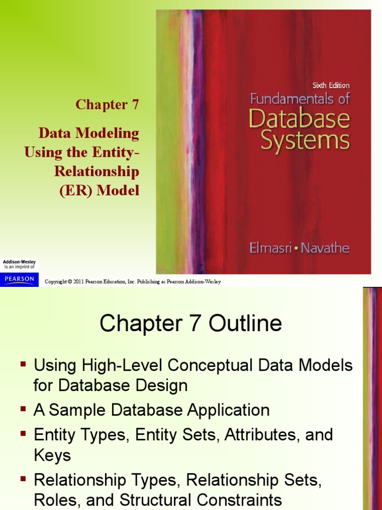 Data Modeling Using The Entity Relationship ER Model PDF Data