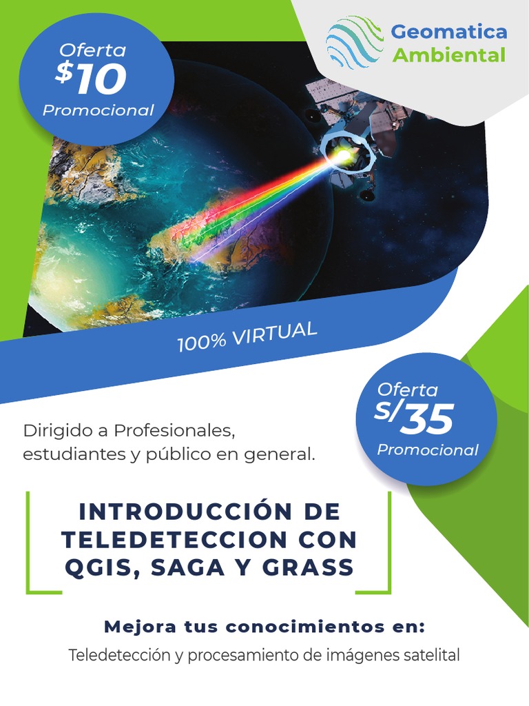 Curso de Teledetección con QGIS y SAGA | PDF | Sensores remotos ...