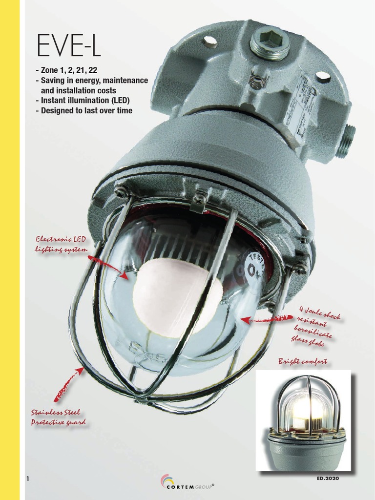 Cortem Luminaria EVE-L | PDF | Fluorescent Lamp | Lighting