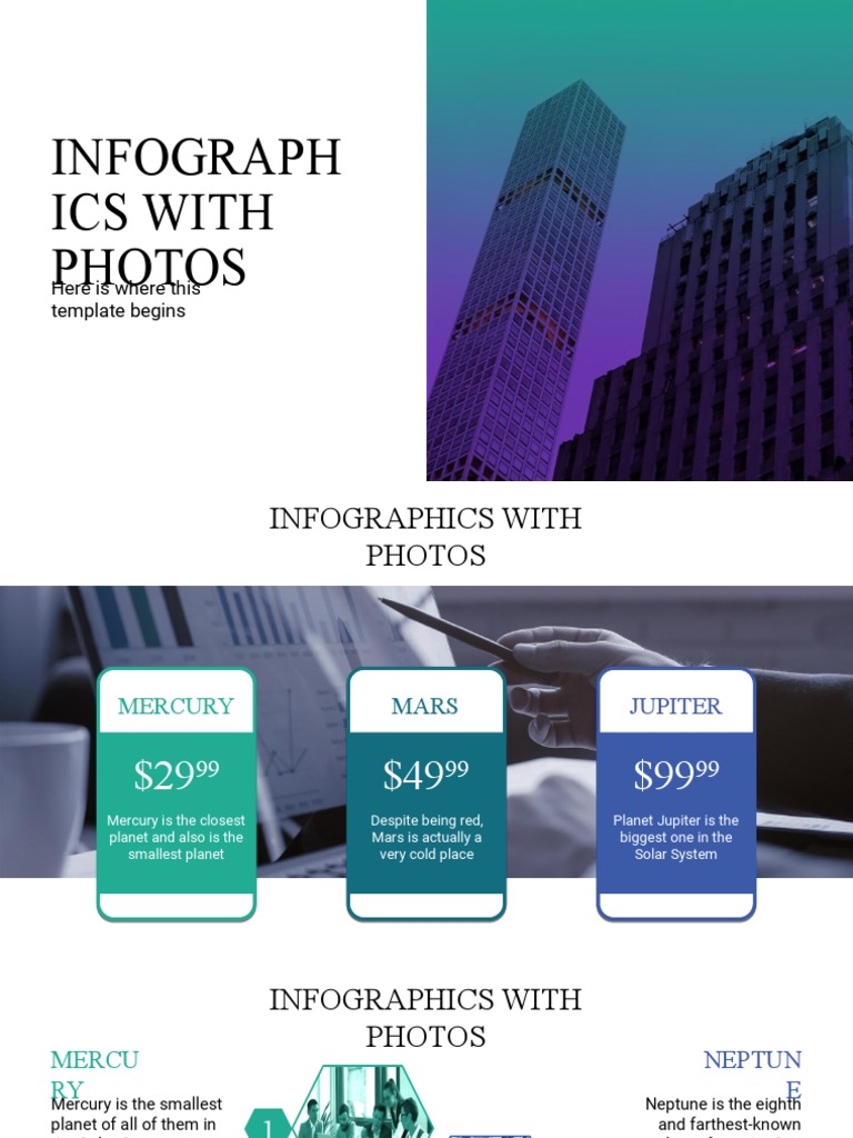Infographics With Photos by Slidesgo | PDF | Planets | Solar System