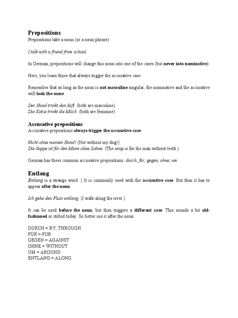 Prepositions Numbers | PDF | Language Arts & Discipline | Foreign ...