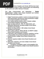 CH 30 Cryptography Multiple Choice Questions and Answers PDF | PDF | Cipher | Cryptography