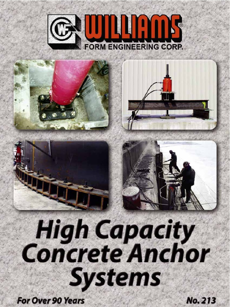 High Capacity Concrete Anchor Systems | PDF | Galvanization | Strength ...