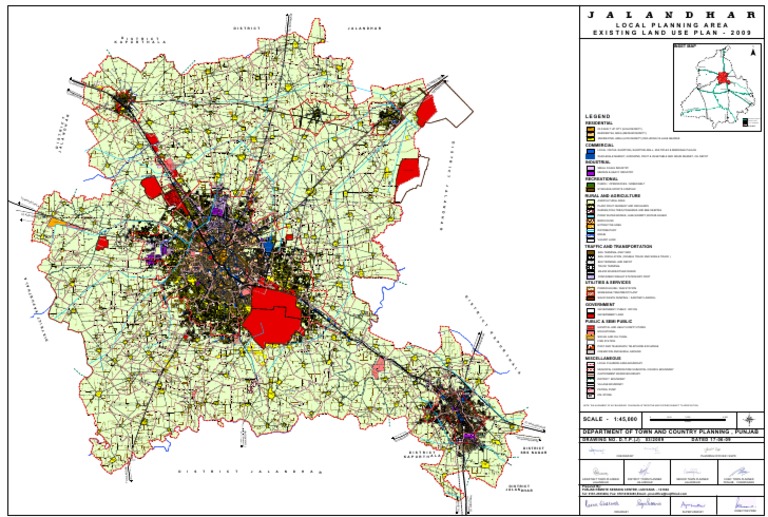 Existing Land Use Plan Jalandhar Compressed | Download Free PDF ...