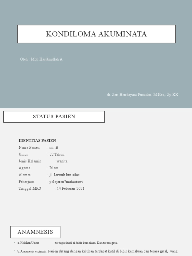Kondiloma Akuminata | PDF