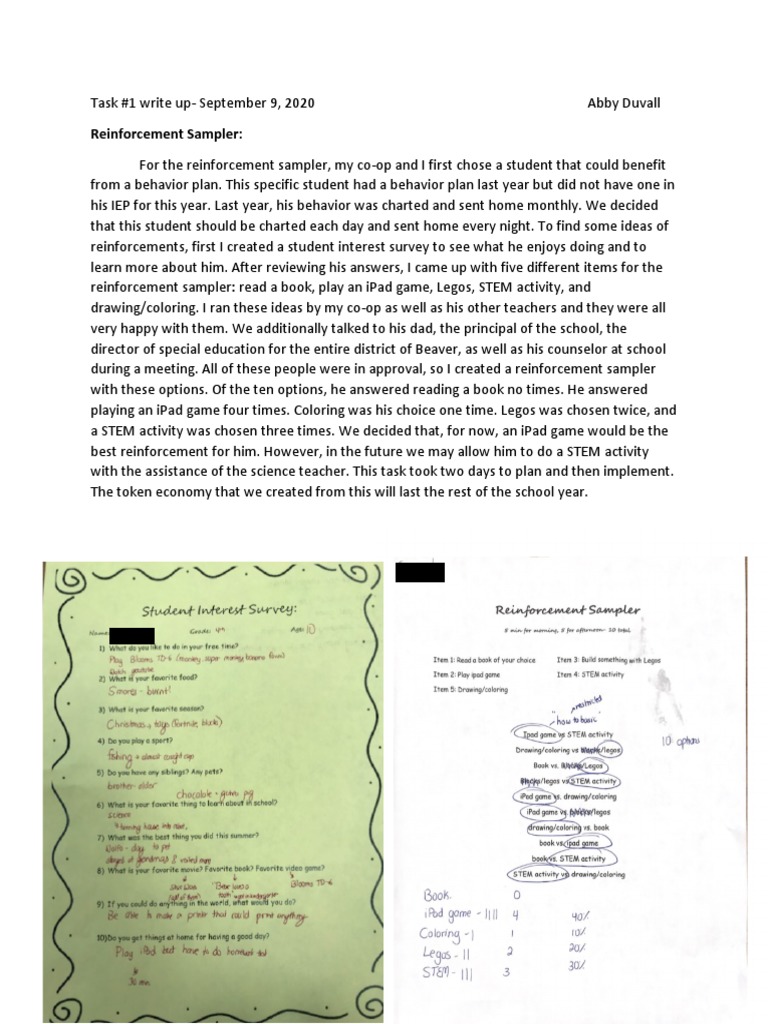 I - Reinforcement Sampler | PDF | Language Arts & Discipline | Wellness