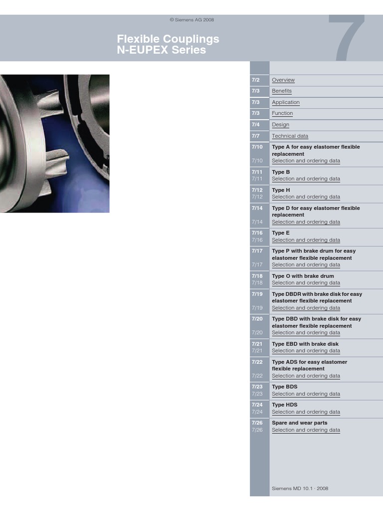 Catalogo Acoplamento N Eupex Tipo B | PDF | Machines | Mechanical ...