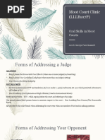 General Script of A Moot Court Oral Argument | PDF | Public Sphere ...