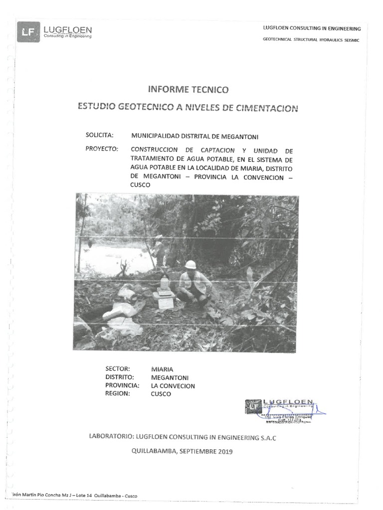 Estudio Geotecnico | PDF