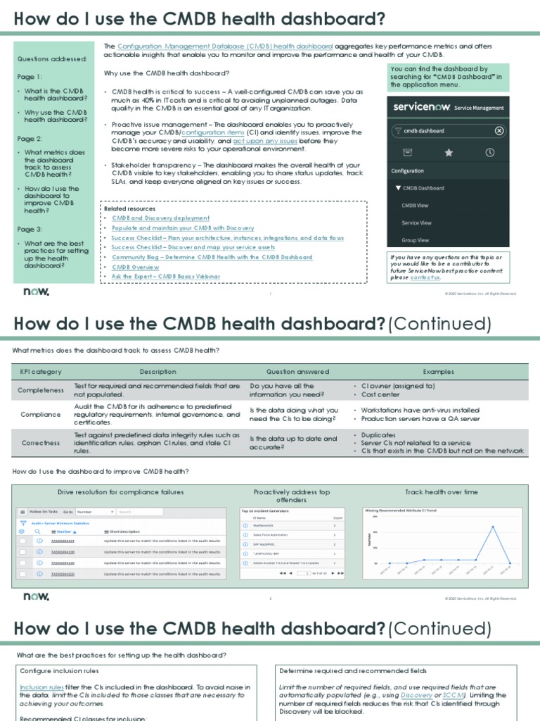 CMDB Health | PDF | Virtual Machine | Information Management