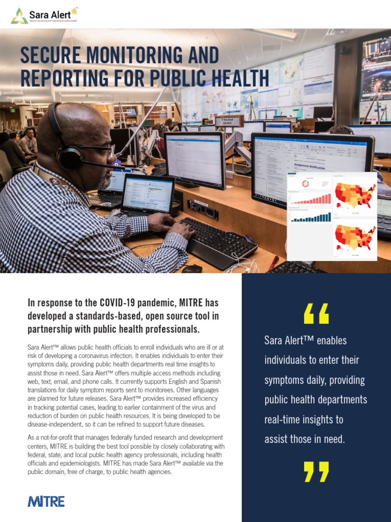 SARA Alert Product FS 6-23-2020 | PDF | Public Health | Health Care