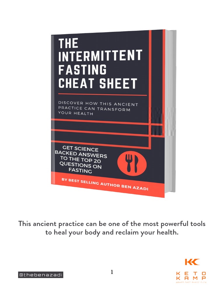 Intermittent Fasting Cheat Sheet FINAL | PDF | Fat | Fasting
