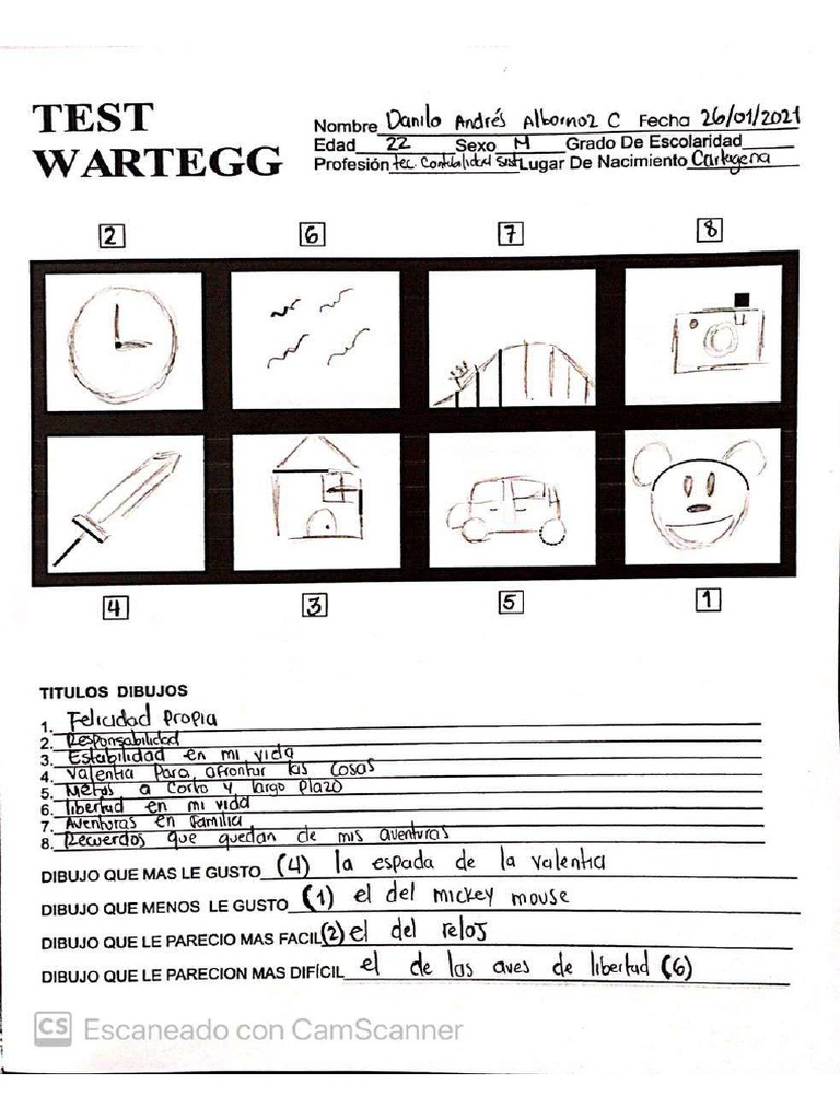 Test Wartegg | PDF
