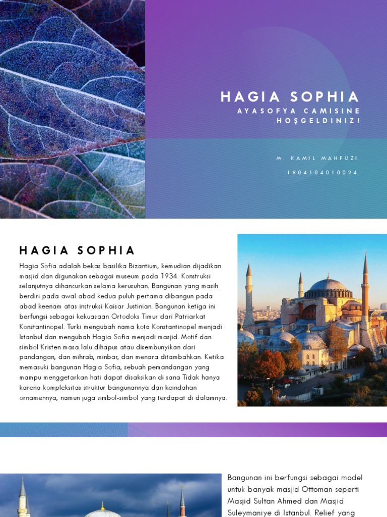 Hagia Sophia | PDF