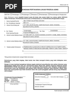 Borang 1a Perkeso | PDF