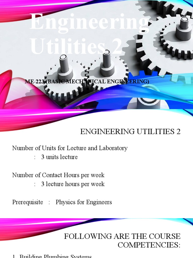 Engineering Utilities 2: Me-223 (Basic Mechanical Engineering) | PDF ...