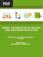 SPED Timeline | PDF | Special Education | Disability