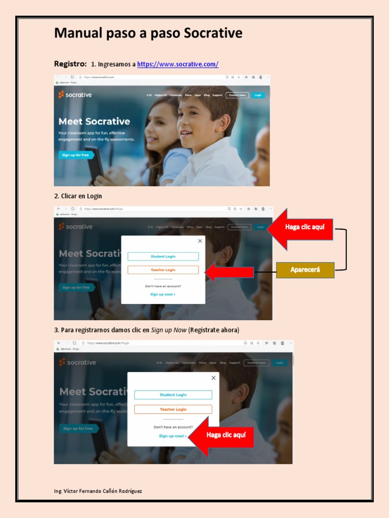 Manual Socrative-1 | Descargar gratis PDF | Informática | Software