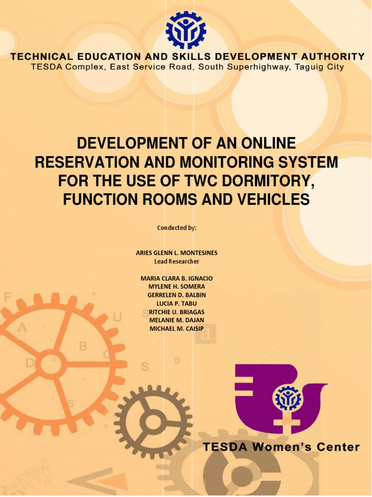 TWC Online Reservation System Overview | PDF | E Government | Governance