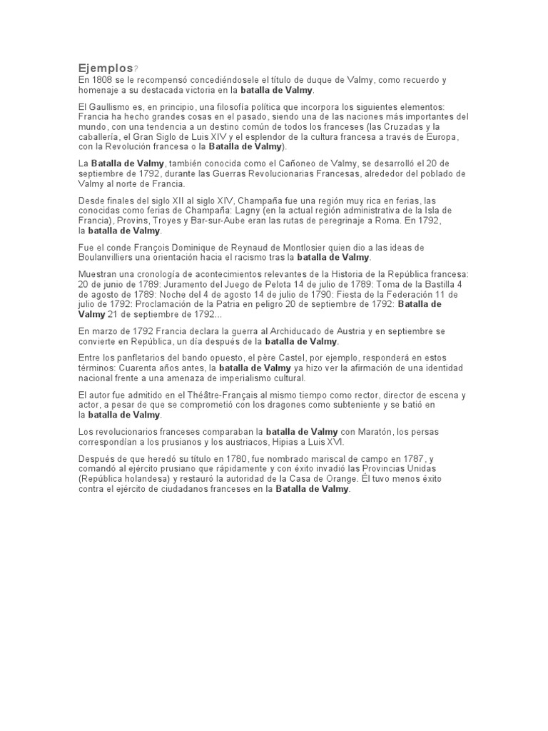 La Batalla de Valmy en 1792 | PDF | revolución Francesa | Francia