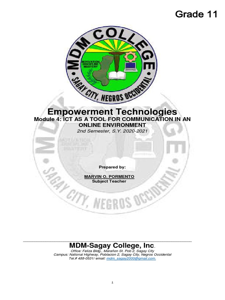 Module 4 - E. Tech. | PDF | Infographics | Page Layout