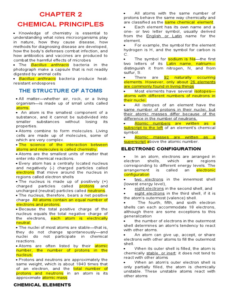 Chemical Principles: The Structure of Atoms | PDF | Ion | Chemical Bond