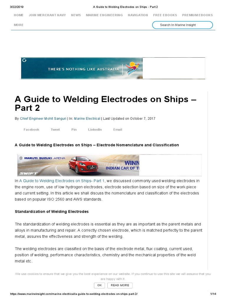 Welding Electrodes Symbol Meaning | PDF