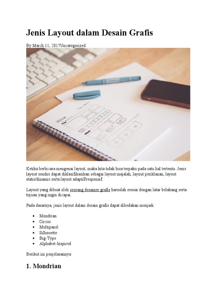 Jenis-Jenis Layout Desain Grafis | PDF