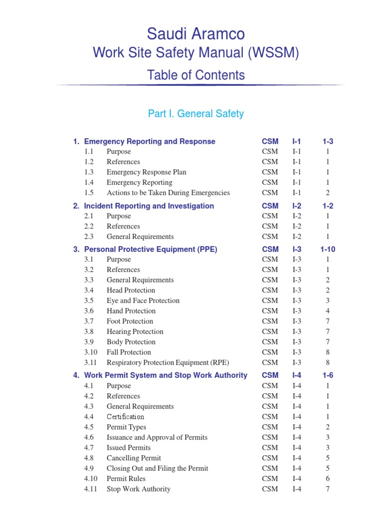 Aramco Work Site Safety Manual | PDF | Deep Foundation | Crane (Machine)
