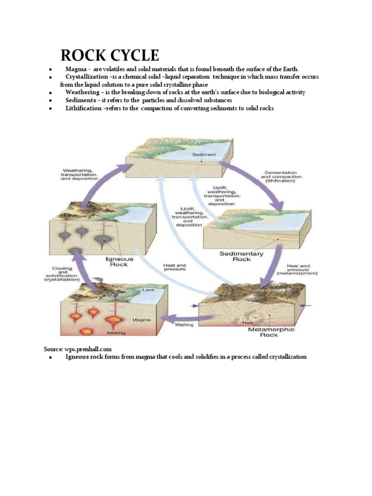 8 Rock Cycle | PDF | Sedimentary Rock | Rock (Geology)