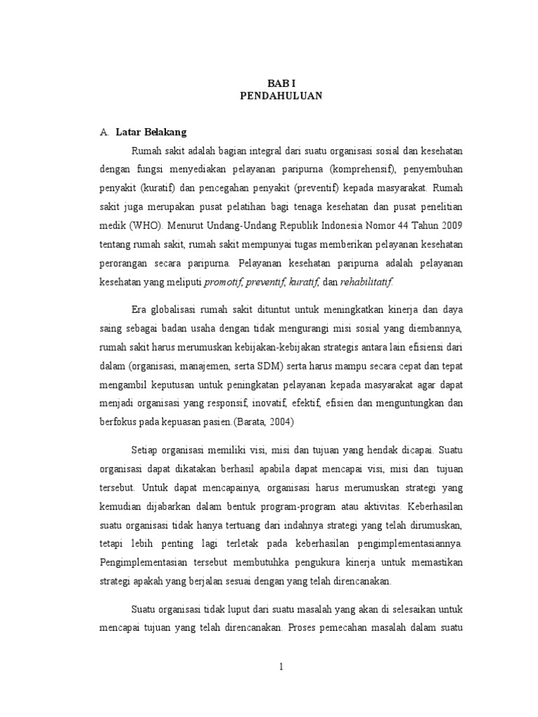 Latar Belakang Total System Intervention | PDF