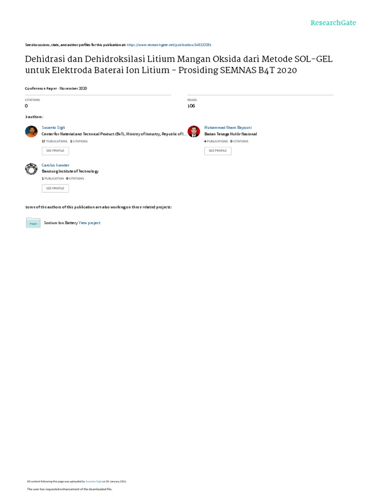 Prosiding SEMNAS 2020 | PDF | Teknologi & Rekayasa