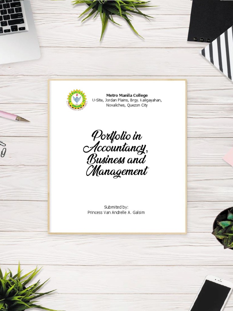 Portfolio in Accountancy, Business and Management | PDF | Bookkeeping ...