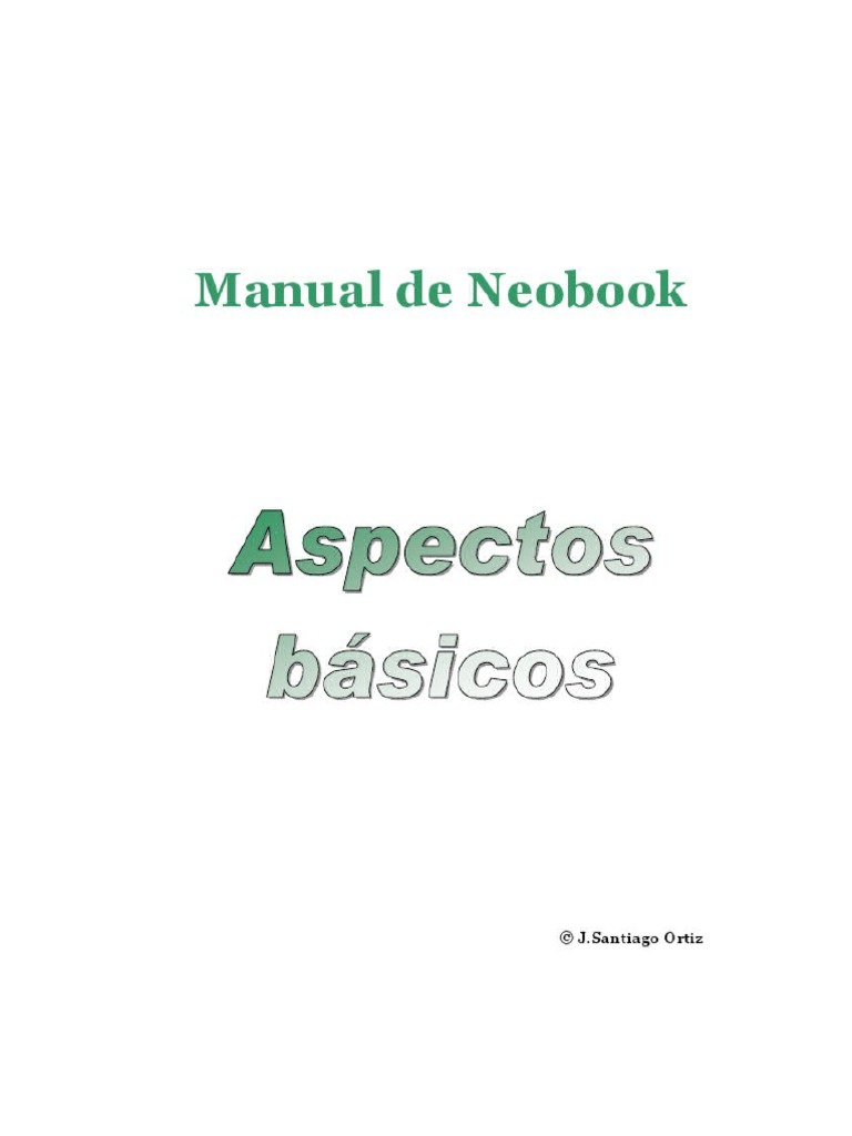 Aspectos Basicos de Neobook | PDF | Ventana (informática) | Archivo de computadora