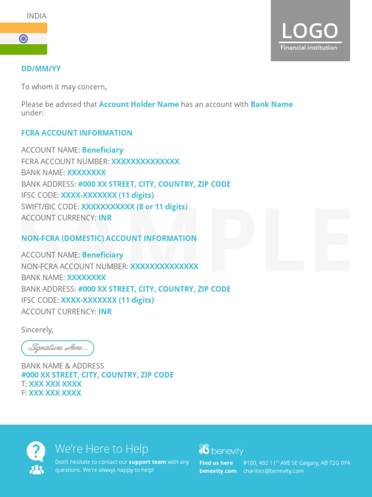 EFT Banking Sample India | PDF