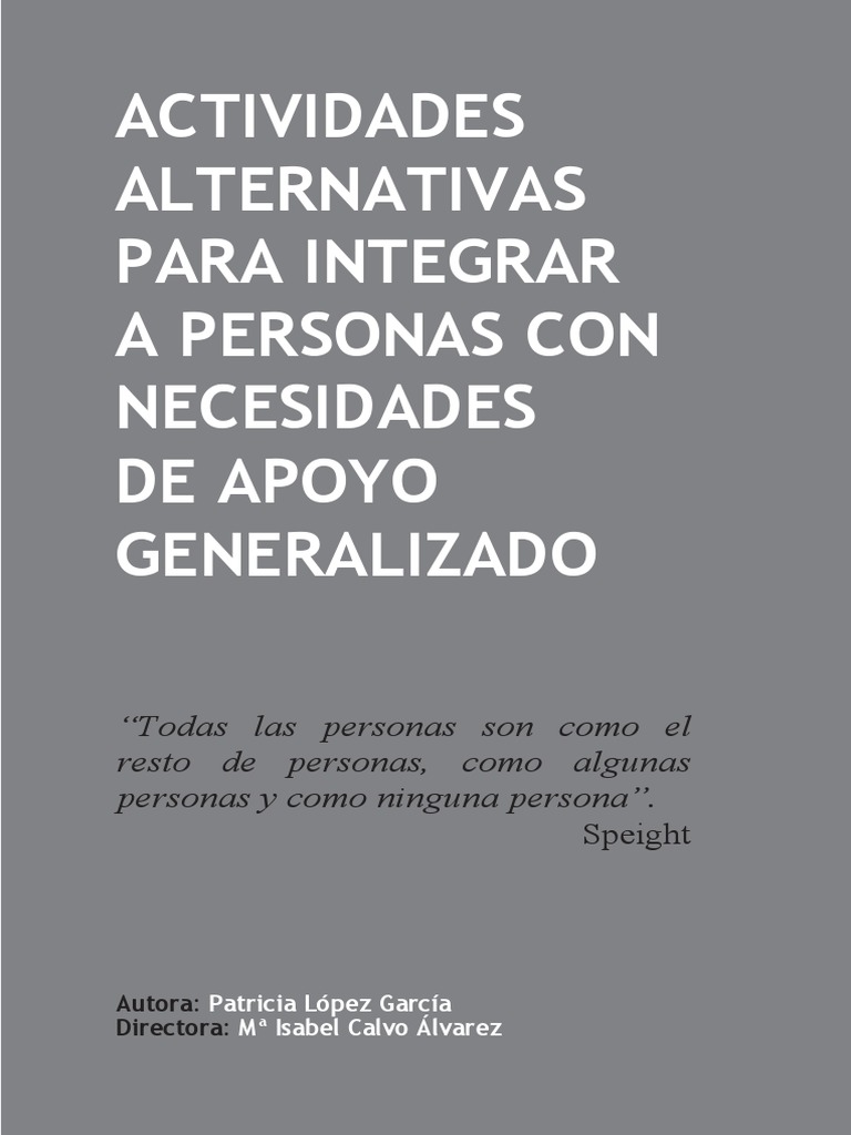 Patri Lopez | PDF | Discapacidad intelectual | Cociente de inteligencia