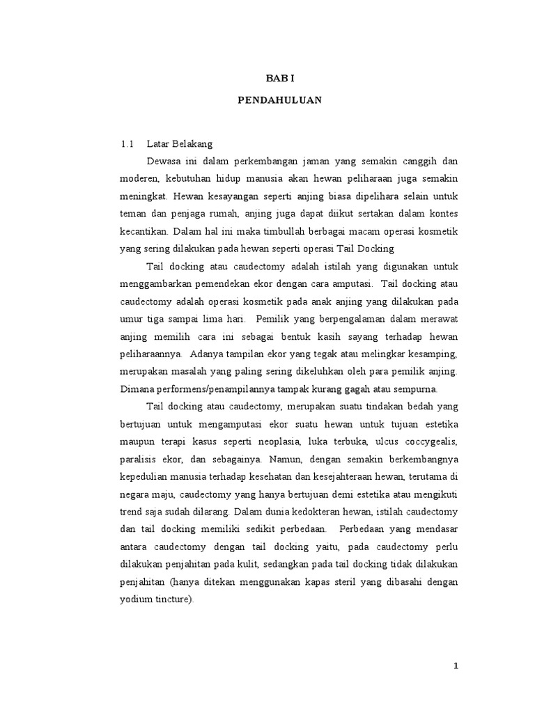 Isi Caudectomy | PDF