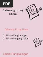 Mga Uri NG Liham | PDF
